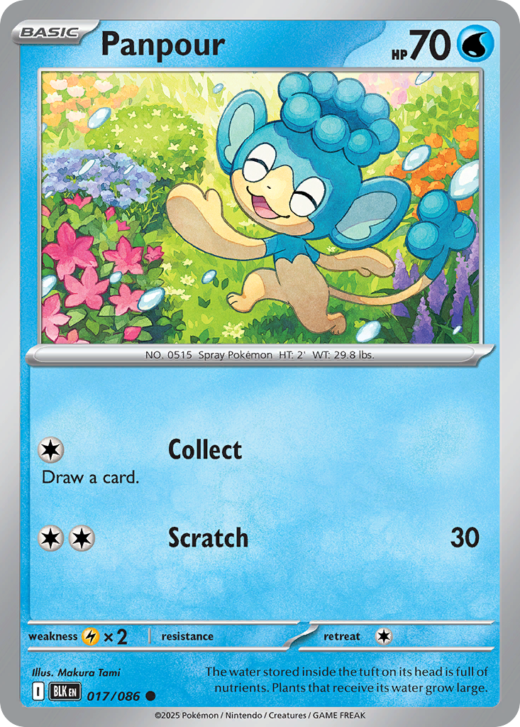 Panpour - 017/086 - Common - Reverse Holofoil – Ghost Games